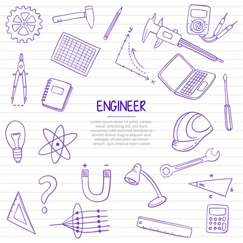 Engineering Doodle Vector Art Icons And Graphics For Free Download