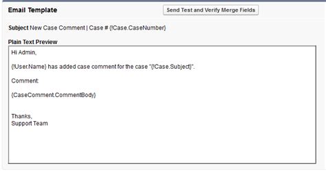 salesforce tricks and tips email alerts for case comments using