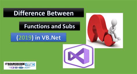 Difference Between Functions And Subs In VB NET With Examples