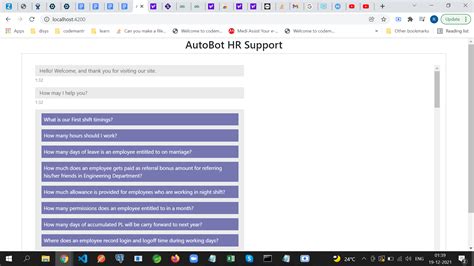 Hr Vs Employee Chatbot Devpost