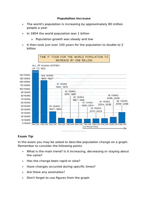 population notes 1 1 igcse geography pdf