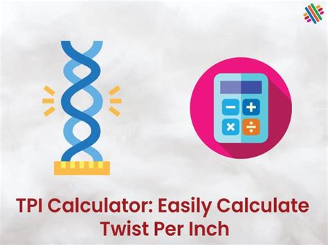 TPI Calculator Easily Calculate Twist Per Inch Textile Apex