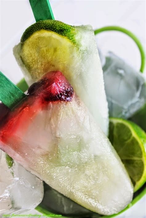 Cherry Lime Popsicles