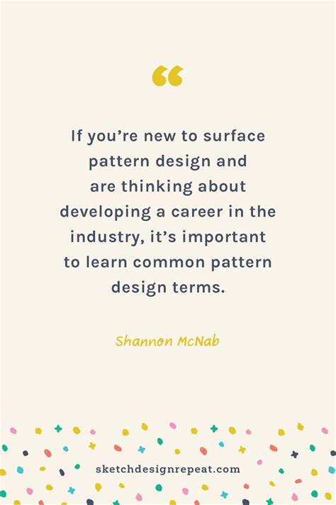 Common Surface Pattern Design Terms Explained Pattern Design Surface
