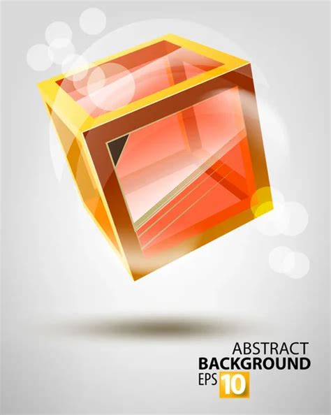 Glass Cube Vector Art Stock Images Depositphotos