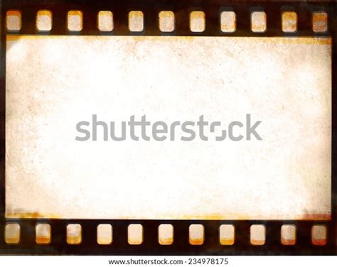 그루지 필름 스트립 프레임 배경 스톡 일러스트 234978175