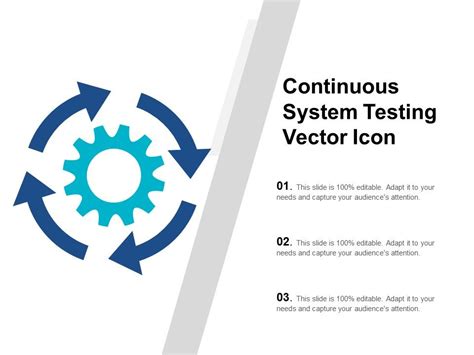 Continuous System Testing Vector Icon Ppt PowerPoint Presentation Ideas File Formats