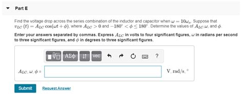 Solved Consider The Series Rlc Bandpass Filter Shown In