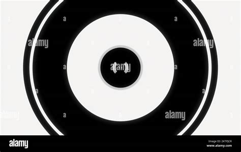 Hypnotic Pulsating Background With Rings Design Circles And Rings Of Stripes Ripples Of