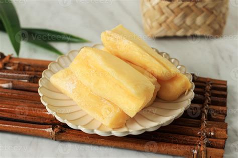 Tape Singkong Or Peuywum Indonesian Fermented Cassava 21698603 Stock