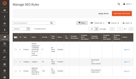 how to create meta tags templates in magento 2
