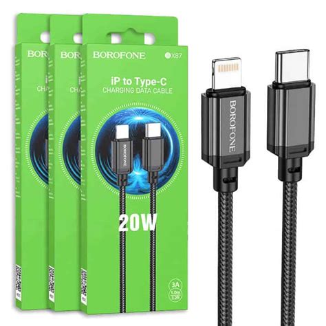 Borofone Bx87 Type C To Lightning Cable 1m Data Sync Cord
