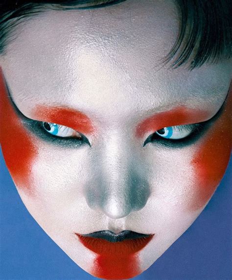 Kabuki Style Makeup Kabuki Makeup Female Geisha Face Painting