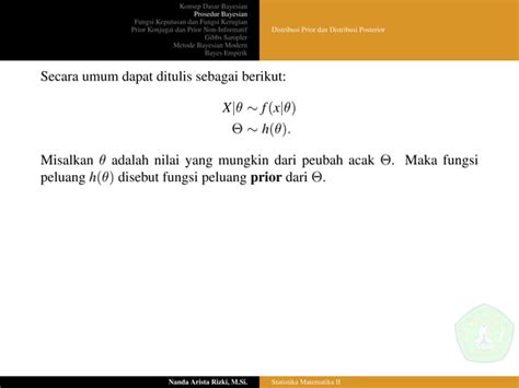 Bayesian Analysis Statistic Mathematics F Ppt
