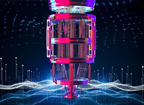 Quantum Computer Machine For Big Data Analysis Premium Ai Generated Image