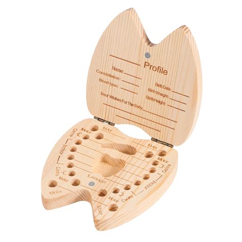 Annhua Tooth Fairy Box Umbilical Cord Keepsake Box For