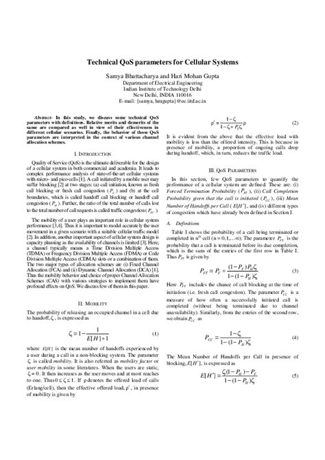 pdf technical qos parameters for cellular systems