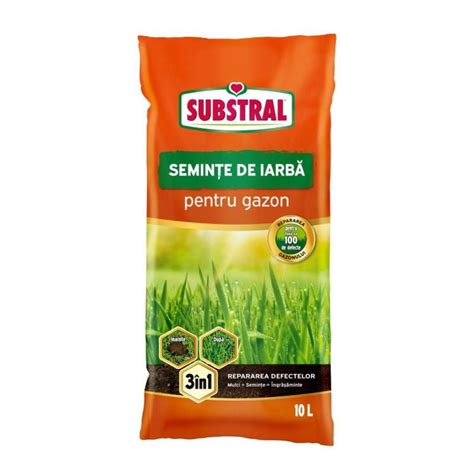 Seminte Gazon Substral Pentru Iarba 10 Litri Dedeman