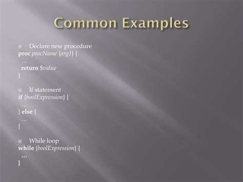 Ppt Tcl Scripting Language Powerpoint Presentation Free Download