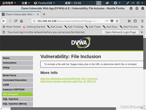 基于owasp实现文件包含漏洞 fputs fopen libsoft php w csdn博客