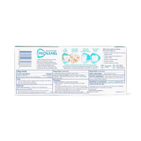 Sensodyne Pronamel Fresh Breath Toothpaste 4oz 2ct