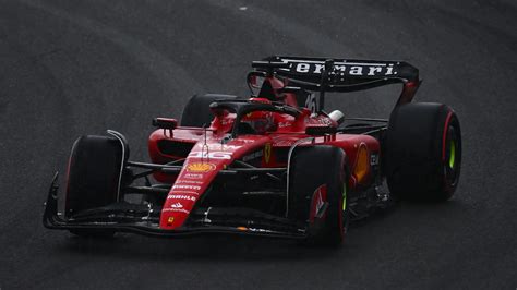 Leclerc Fastest In Rain Hit Final Silverstone Practice Motorsport