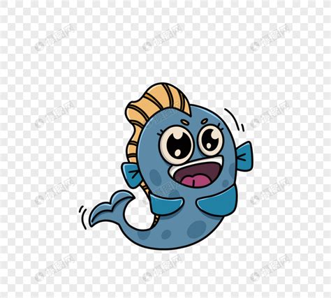 鱼卡通形象元素素材下载 正版素材401883463 摄图网
