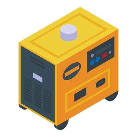 Small Generator Icon Isometric Vector Electric Power 19053073 Vector Art At Vecteezy