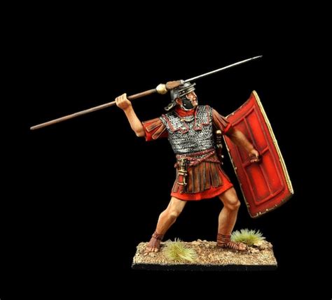 Roman Soldier Throwing Spear