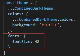Custom Theme Management Font Size Issue Callstack React Native Paper Github