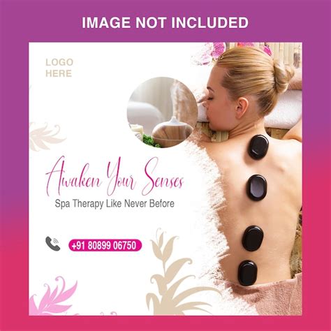 Premium Psd Spa Poster