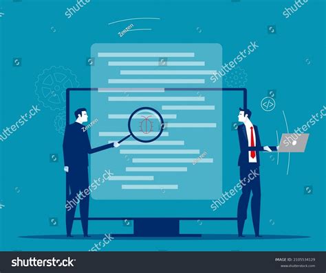 Software Testing Bug Fixing Abstract Metaphor Stock Vector Royalty Free