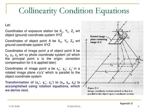 Collinearity Condition Ppt Download