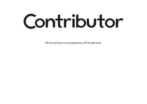 maintenance mode contributor