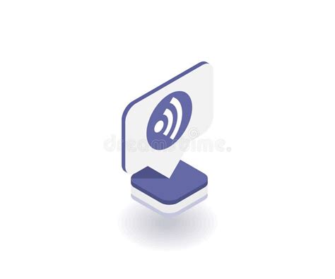Vector Isometric Designer Chair Furniture Design Elements Vector