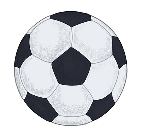 Comment dessiner un ballon de football Un dessin de ballon de football étape par étape