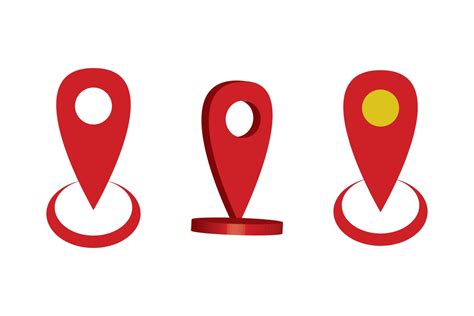 Location Map Icon Gps Pointer Mark Free Vector 22460749 Vector Art At Vecteezy