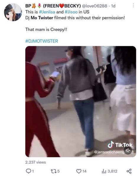 Mo Twister Called Out For Unauthorized Recording And Sharing Videos Of Blackpink