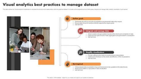 Visual Analytics Best Practices To Manage Dataset Ppt Sample