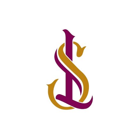Premium Vector Stylish Sl Logo Design