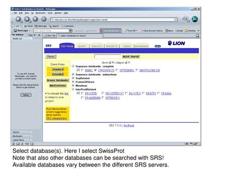 Ppt Protein Sequence Databases Powerpoint Presentation Free Download Id6033414