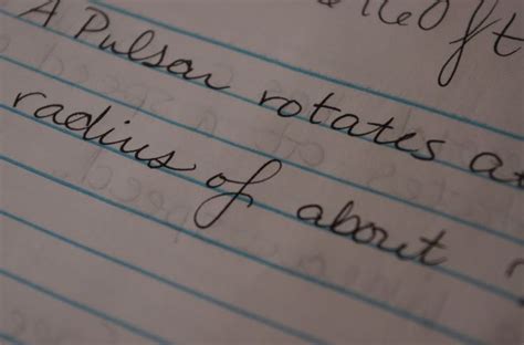 Cursive Handwriting On Lined Paper