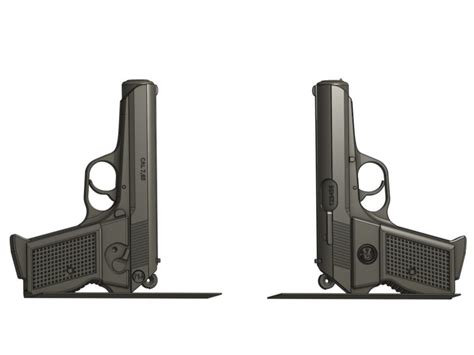 Gun Book End By Thorin Oakenshield Download Free Stl Model