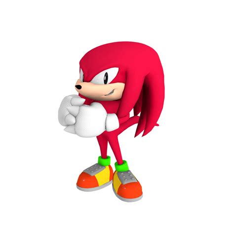 Classic Knuckles November 2022 Render By Bandicootbrawl96 On Deviantart
