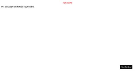 html codesandbox