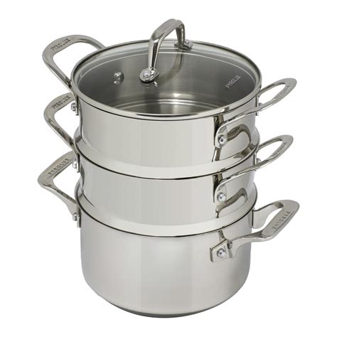 Steamer Set Pyrolux 3 Tier 18cm Read Bros Hardware