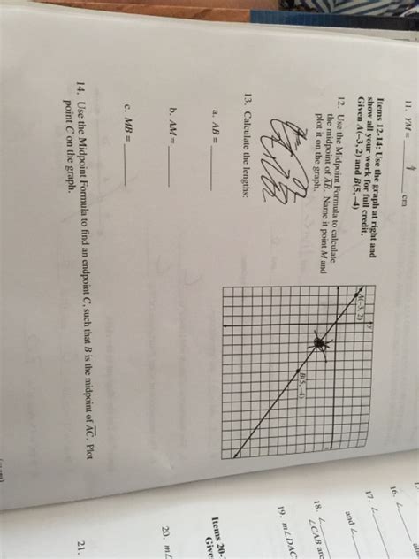 Solved Use The Midpoint Formula To Calculate The Midpoint Chegg Com