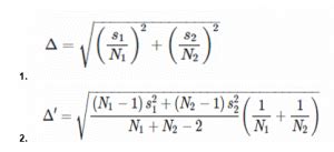 What Is The General Formula Used For Calculating The Standard Error Of Two Means Techyv Com