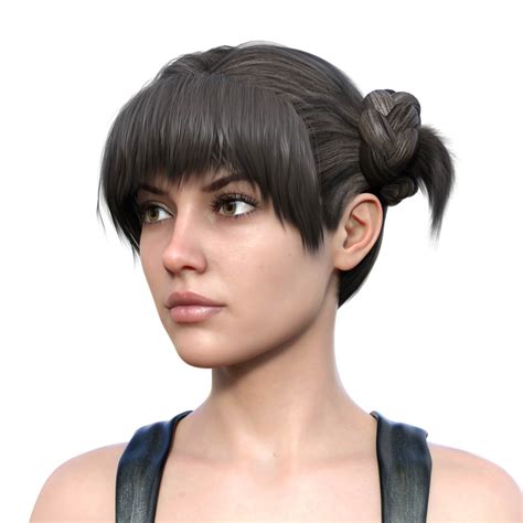 Choly Updo For G8f Daz Content By Vyusur