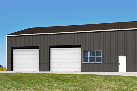 Charcoal Gray Metal Buildings Metal Roofing Panel Colors